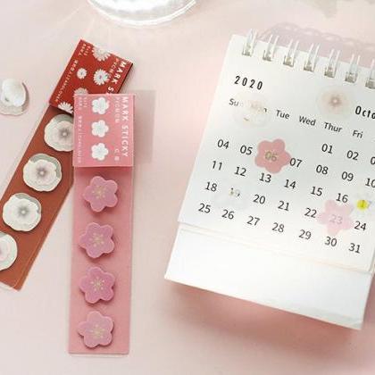 Pvc Flower Dots Sticky Notes Colors Collection | Waterproof Transparent ...