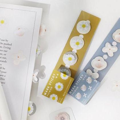 Pvc Flower Dots Sticky Notes Colors Collection | Waterproof Transparent ...