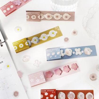 Pvc Flower Dots Sticky Notes Colors Collection | Waterproof Transparent ...