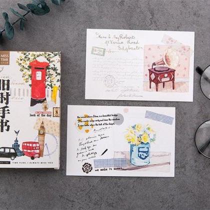 Old Time Manuscript Letter Postcards Collection (30pc) | Retro Post ...