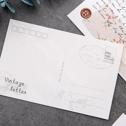 Old Time Manuscript Letter Postcards Collection (30pc) | Retro Post ...