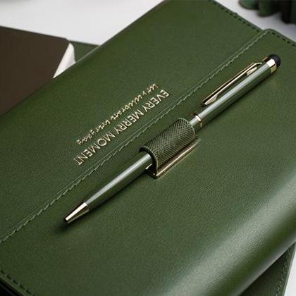 Personalized Leather Notebook (7 Colors) | Hand-made Genuine Leather ...