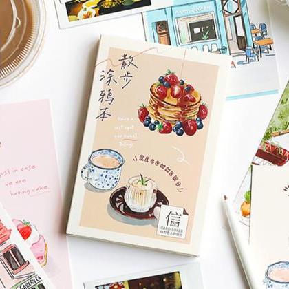 Relax Chill Cafe Cards Collection (30pc) | Dessert Cards Set | Hand ...