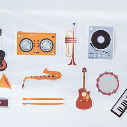 Morning Music Postcards Collection (30pc) | Guitar Post Cards Set ...