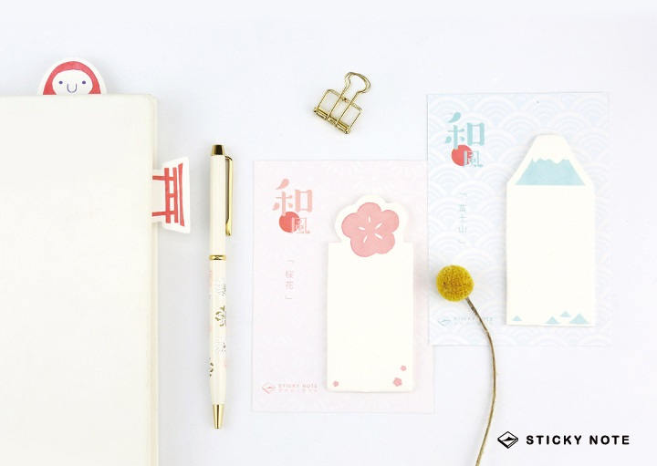Iconic Japan Sticky Notes Collection | Japanese Style Memo Notes | Fuji ...