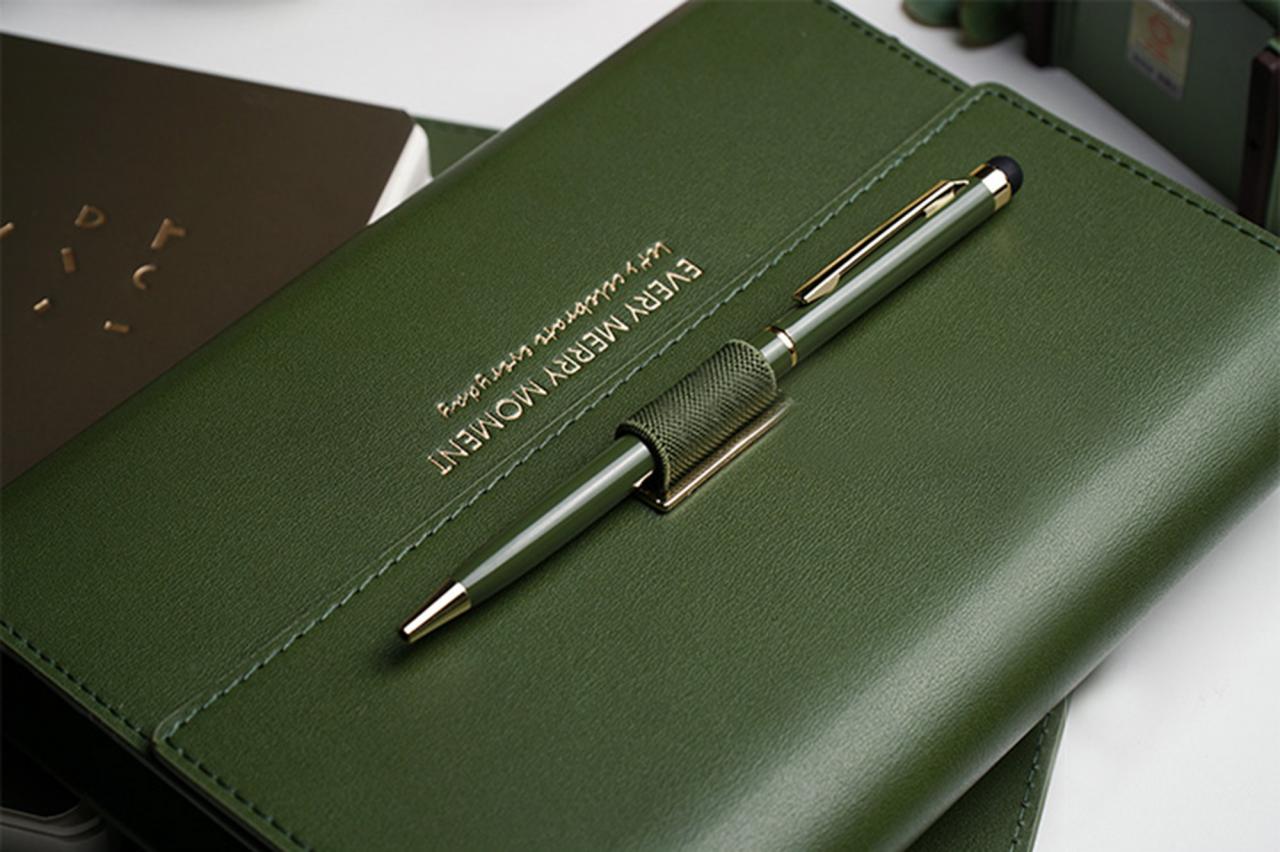 Personalized Leather Notebook (7 Colors) | Hand-made Genuine Leather ...