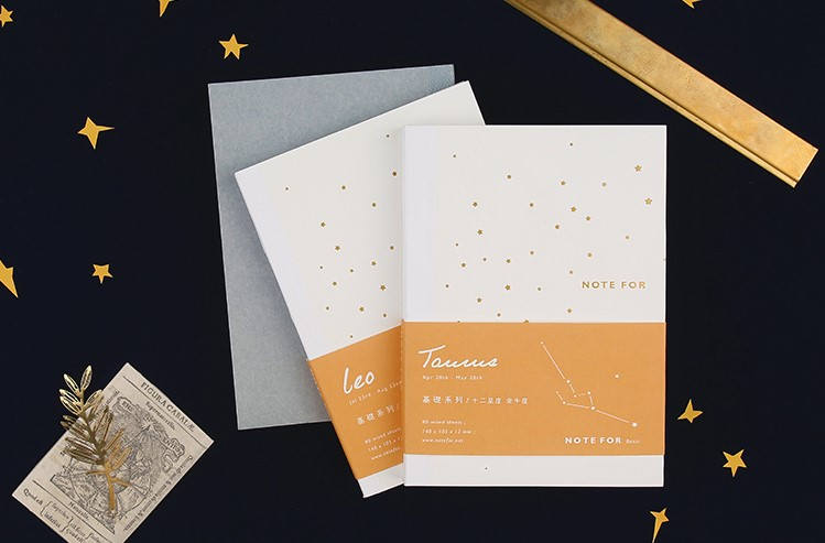 12 Zodiac Signs Notebook (lined+grid+blank) | Star Sign Notebook ...