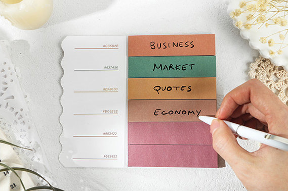 Multi-color Flag Sticky Notes Collection | 4 Colorful Flag Memo Notes ...