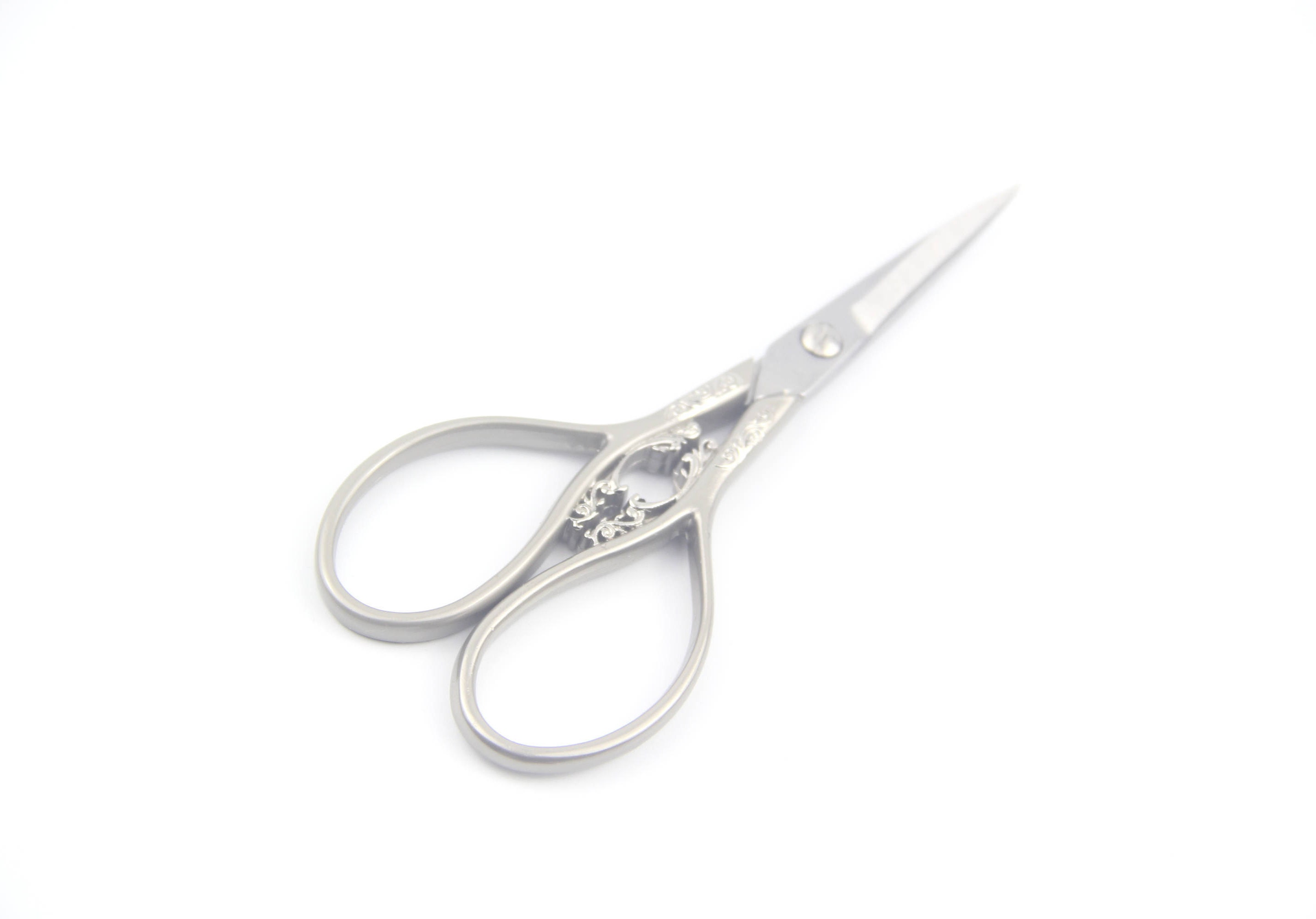 Silver Sewing Scissors With Elegant Embossing Sharp Blade | Victoria ...