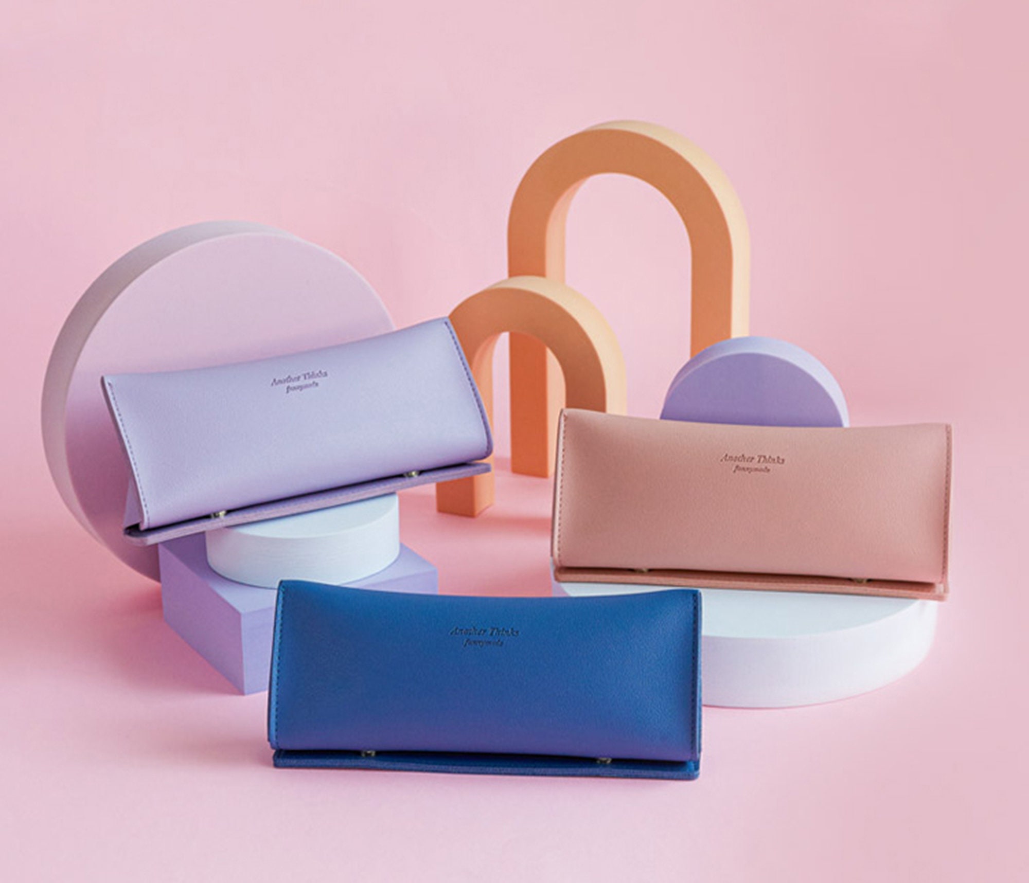 Triangle Leather Pen Case - 8 Colors | Multi Purpose Pen Case | Make-up ...